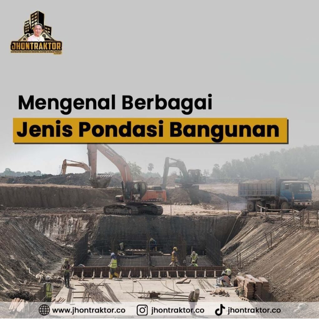 Jenis Pondasi Bangunan: Dasar Kuat untuk Konstruksi Anda